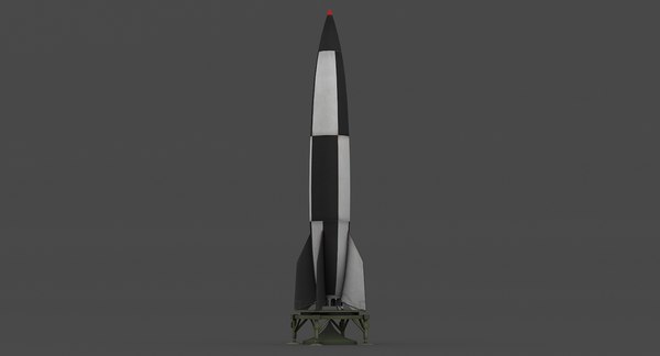 V-2 ballistic missile v2 3D model - TurboSquid 1159395