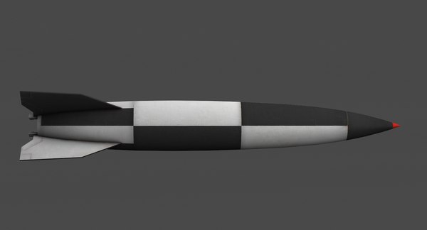 V-2 ballistic missile v2 3D model - TurboSquid 1159395