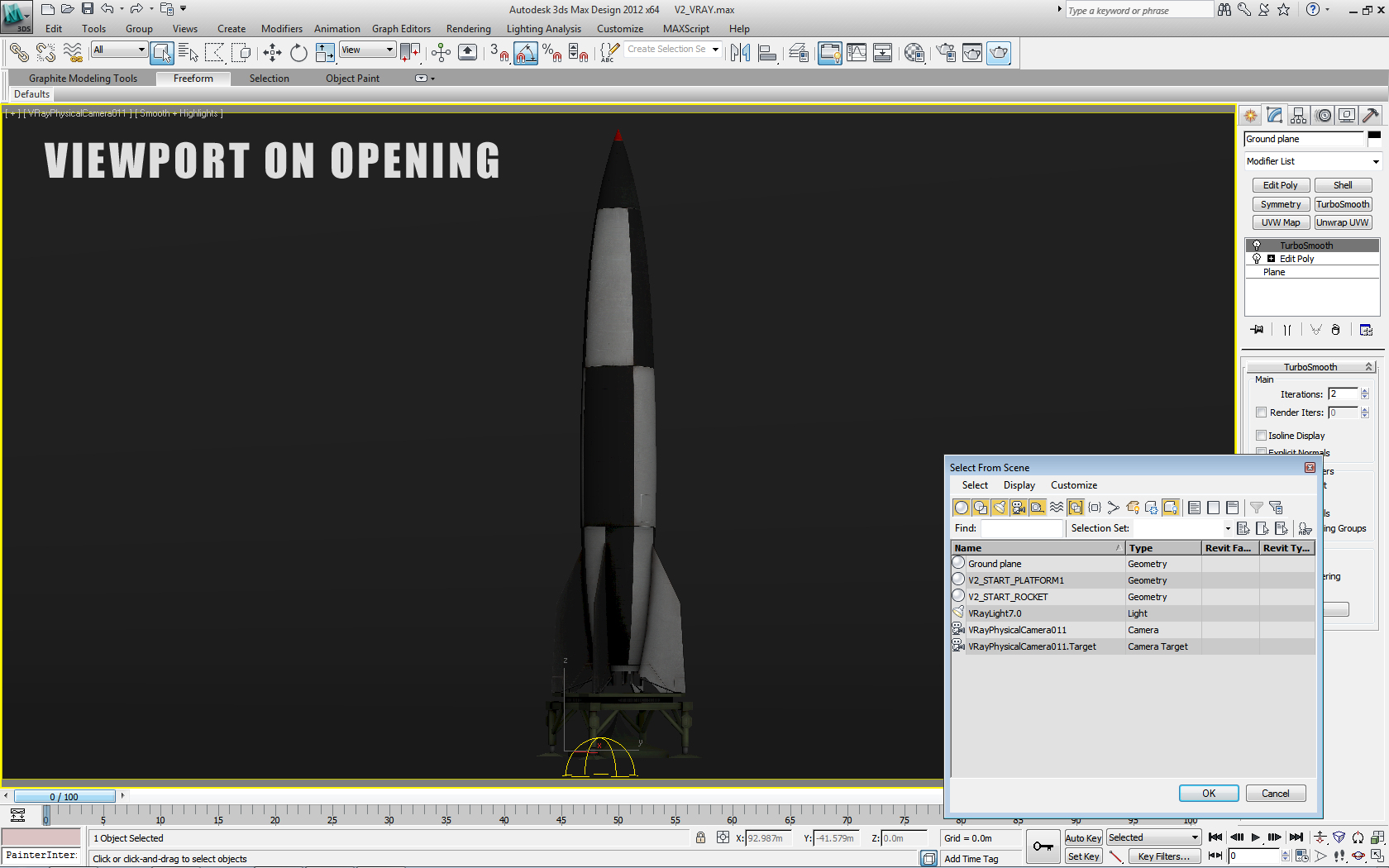 V-2 ballistic missile v2 3D model - TurboSquid 1159395