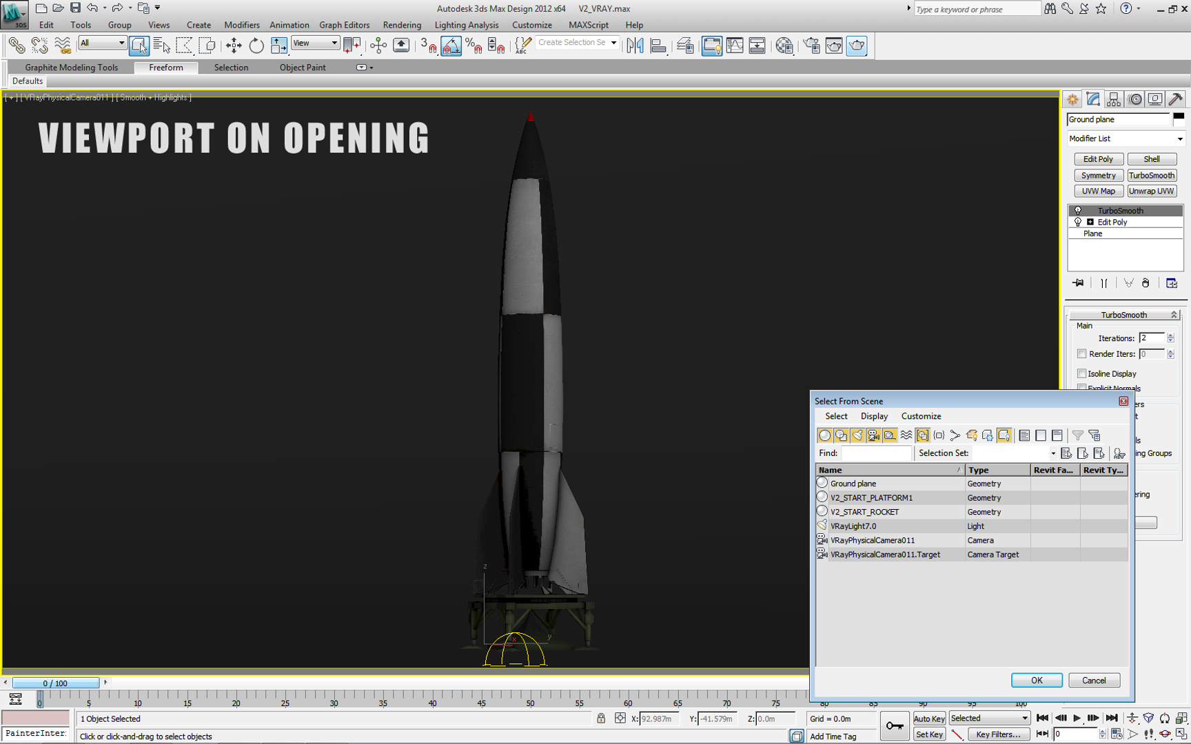 V-2 ballistic missile v2 3D model - TurboSquid 1159395