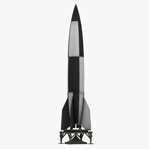 V-2 ballistic missile v2 3D model - TurboSquid 1159395