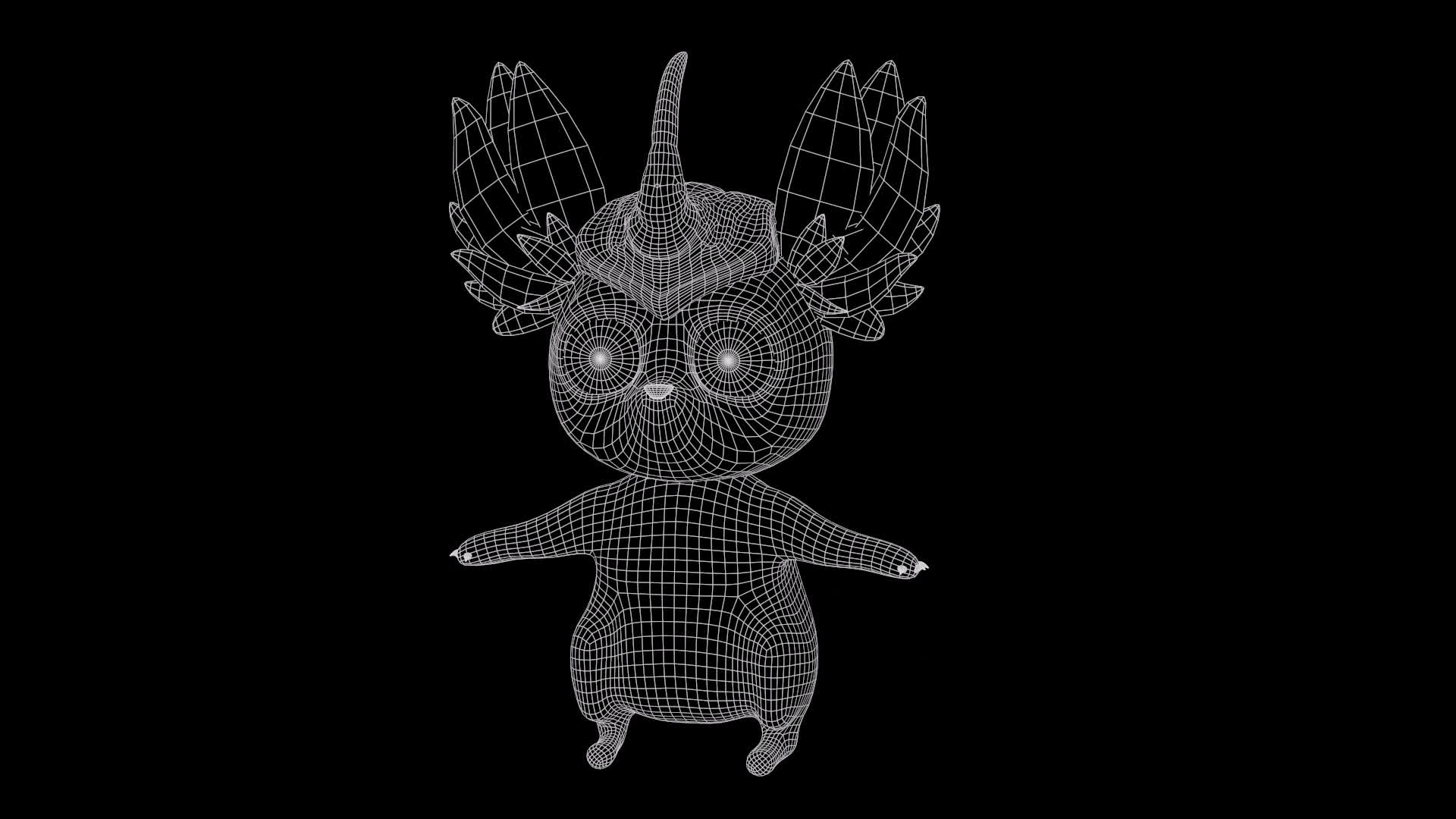 3D Stylized Magic Chibi Fox Pet - TurboSquid 2097308