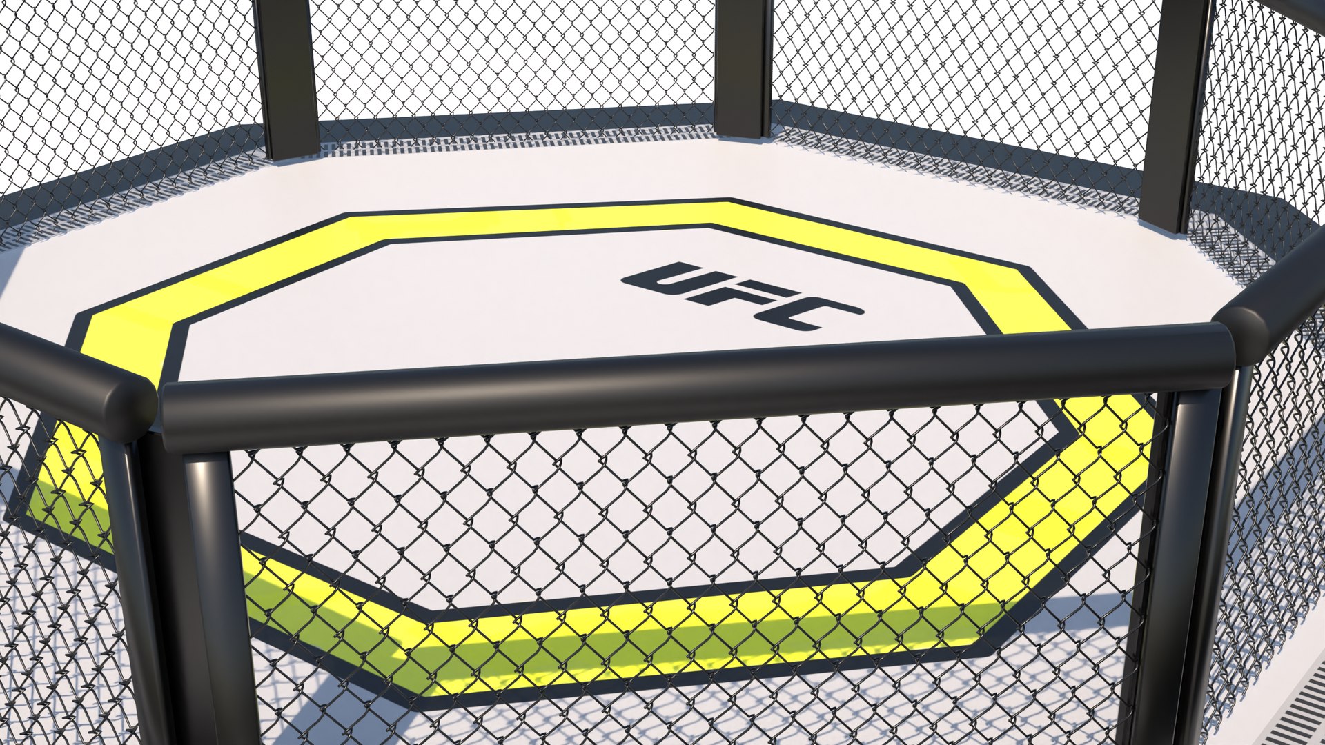 Octagon Cage 3D Model - TurboSquid 2127590