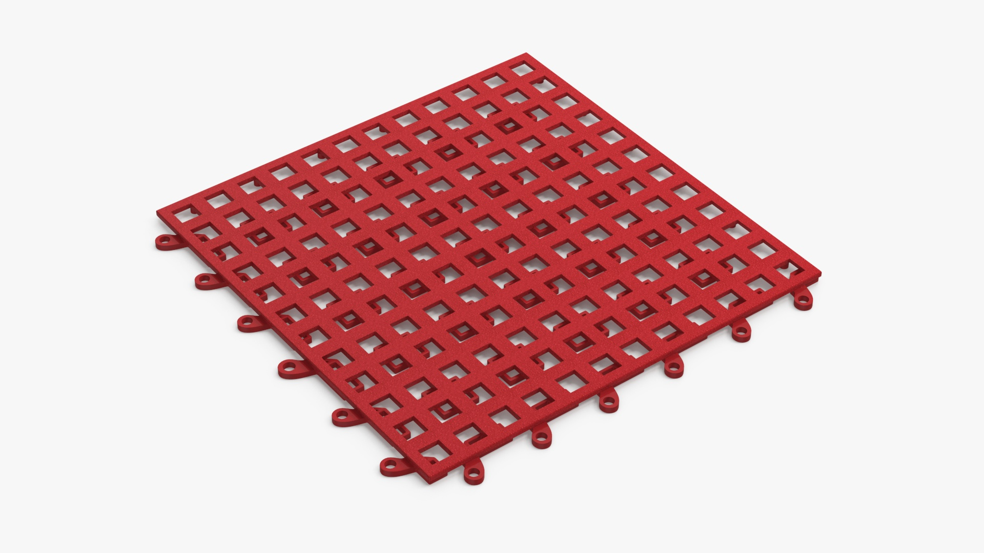 Plastic Floor Mat Red 3D Model - TurboSquid 2234493