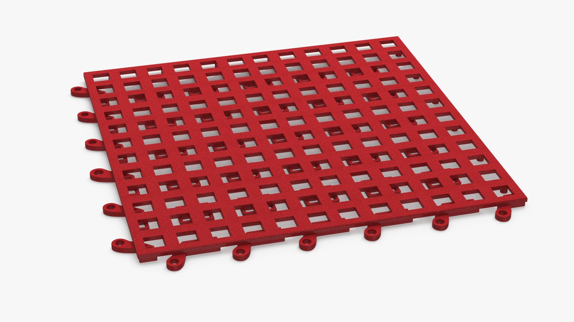 Plastic Floor Mat Red 3D Model - TurboSquid 2234493