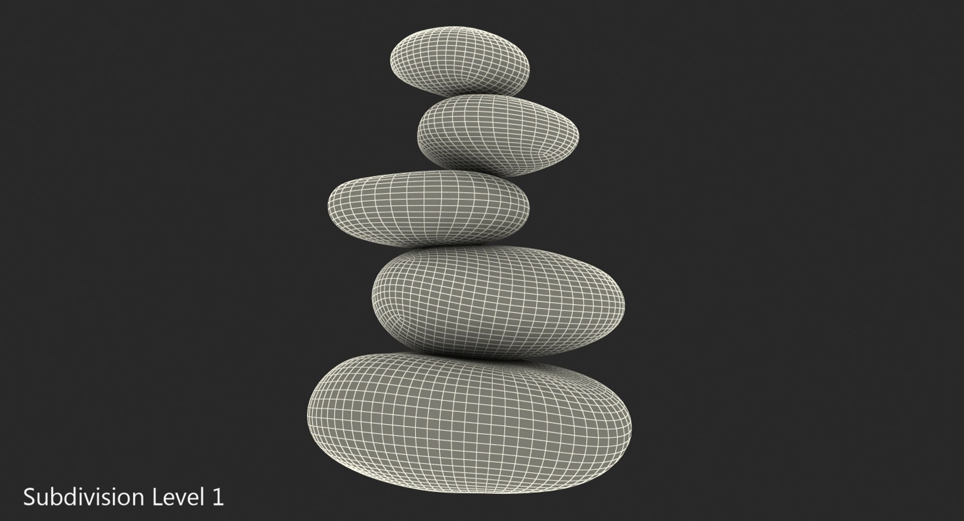 3D Model Zen Stones Stack - TurboSquid 1230204