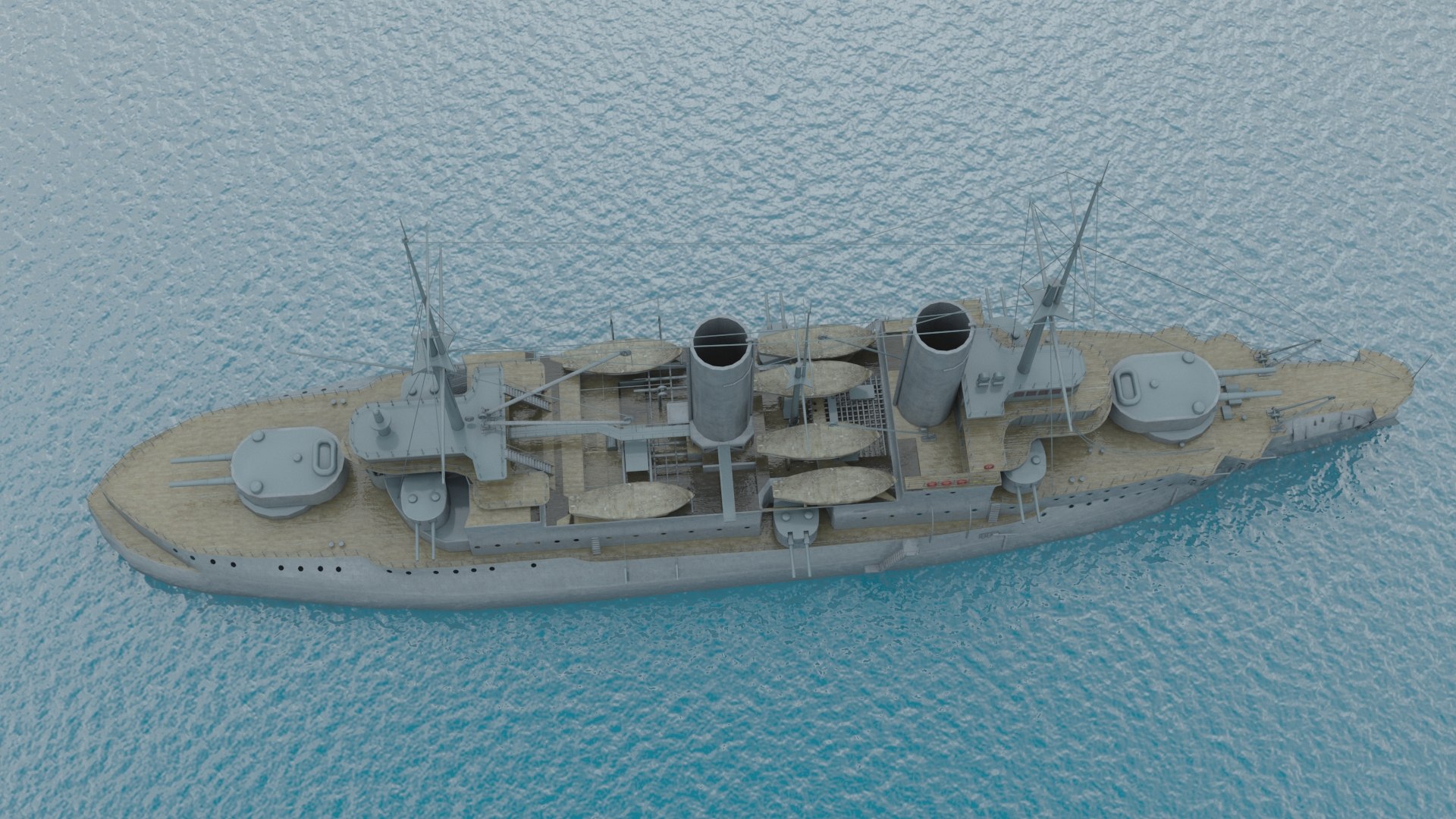 Slava Battleship 3D Model - TurboSquid 1967415