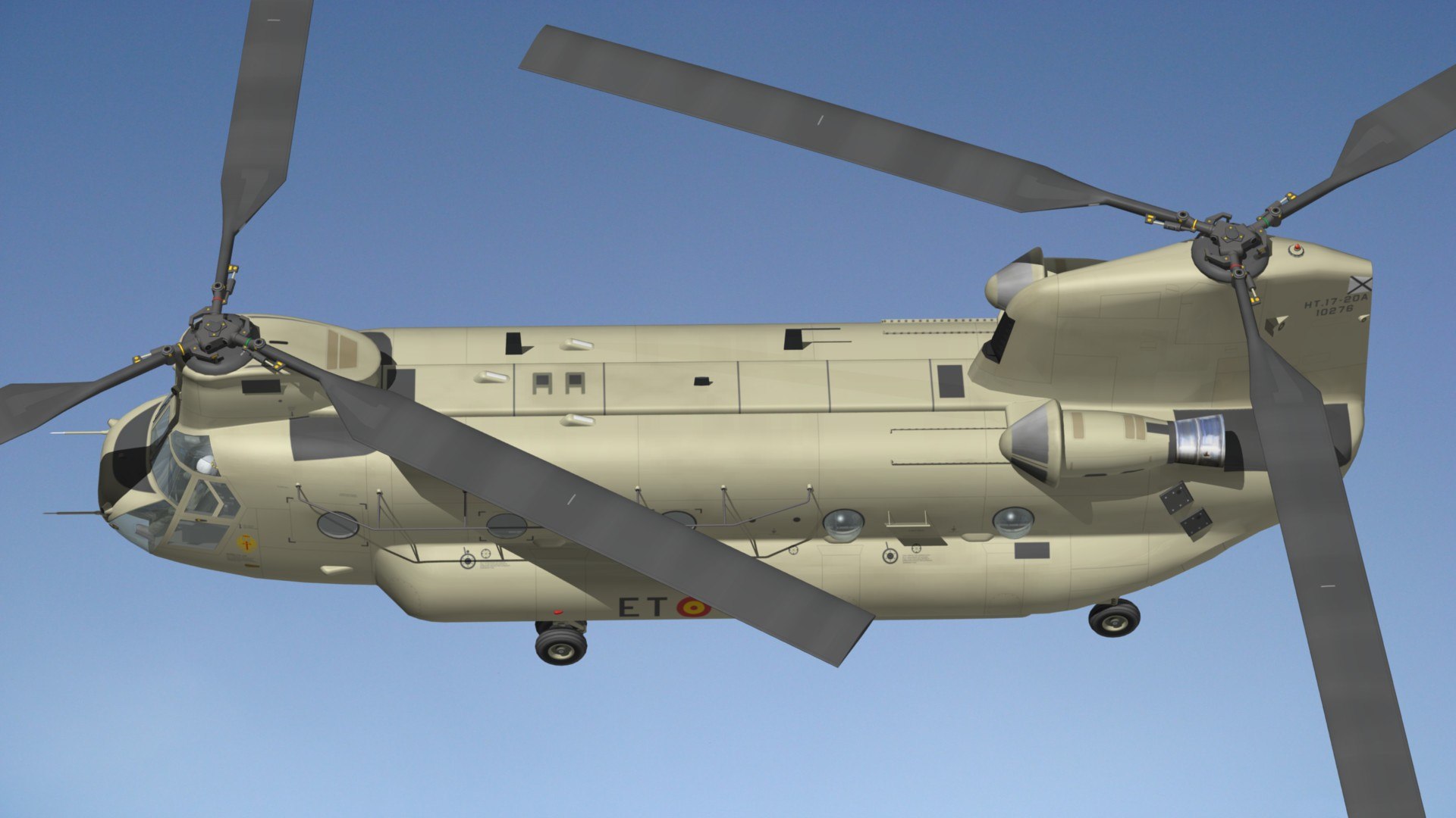 Boeing CH-47 Chinook SP 3D - TurboSquid 2110580