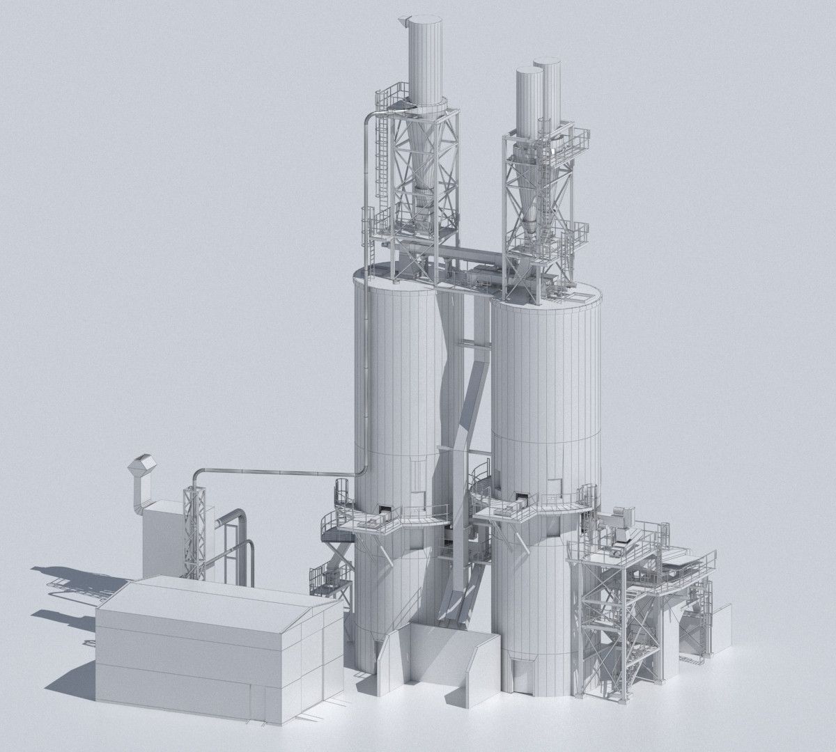 plant pipes 3d model
