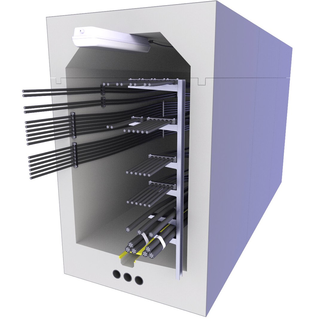 Precast Utility Tunnels Cross-section V8 3D - TurboSquid 2415304