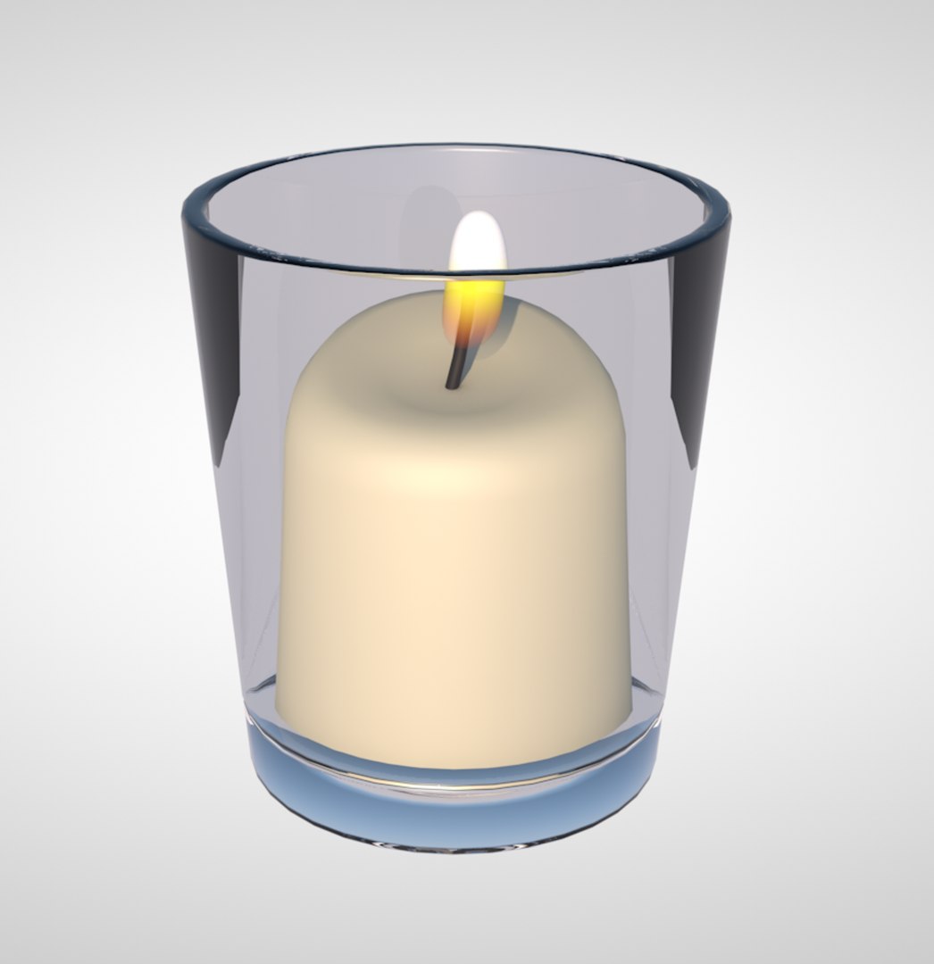 Realistic candle 3D model - TurboSquid 1499735
