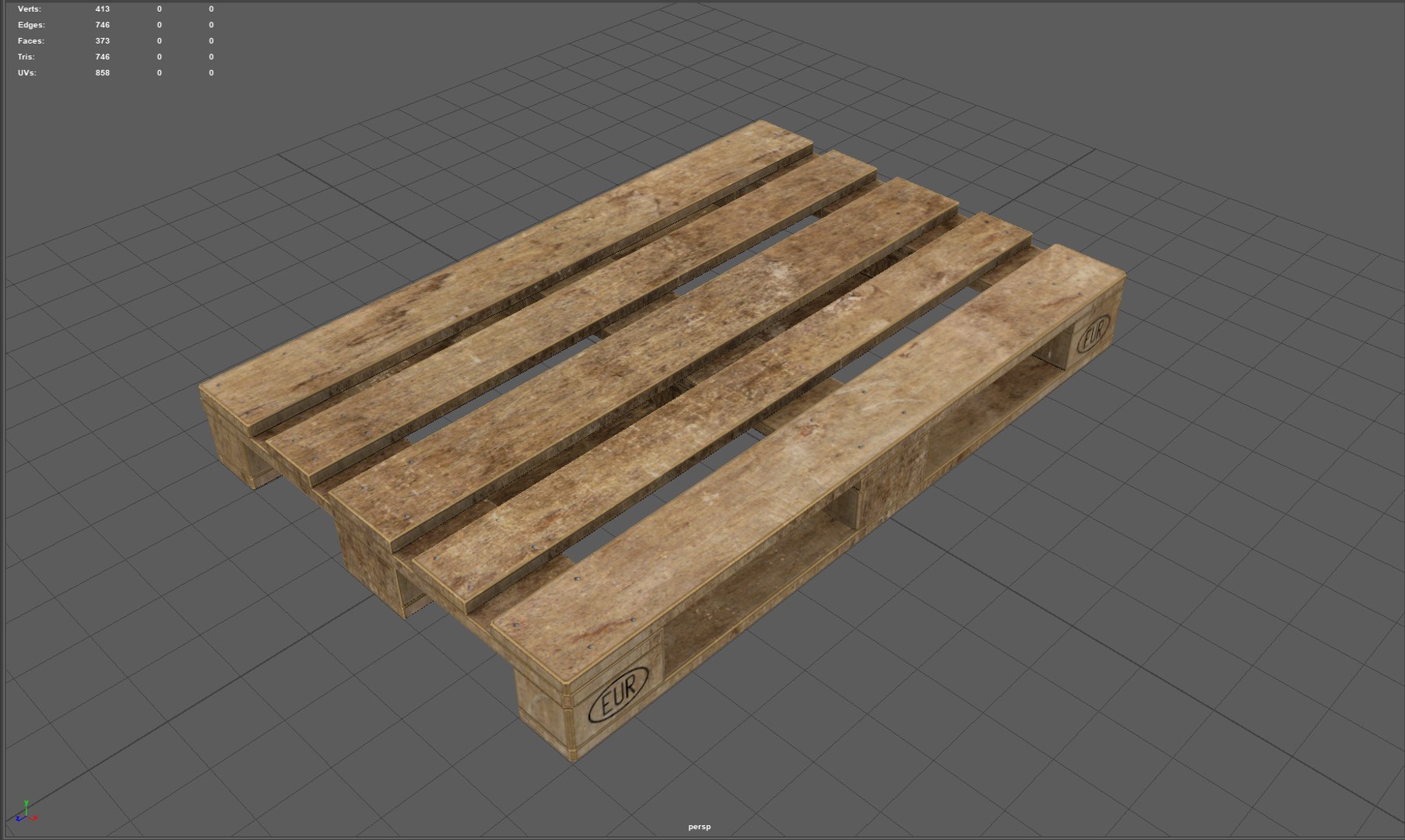 3D Pallet Model - TurboSquid 1727572