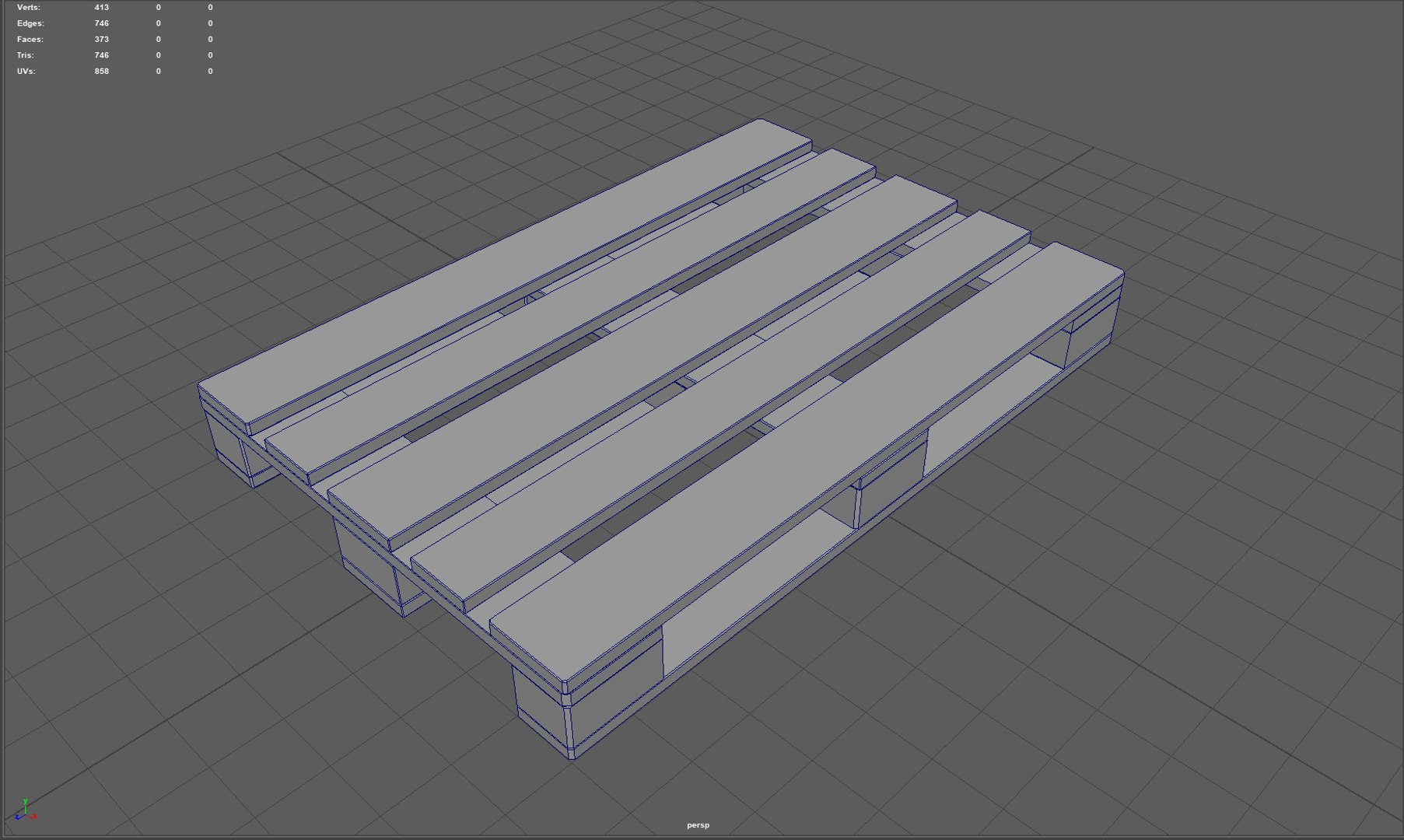 3D Pallet Model - TurboSquid 1727572