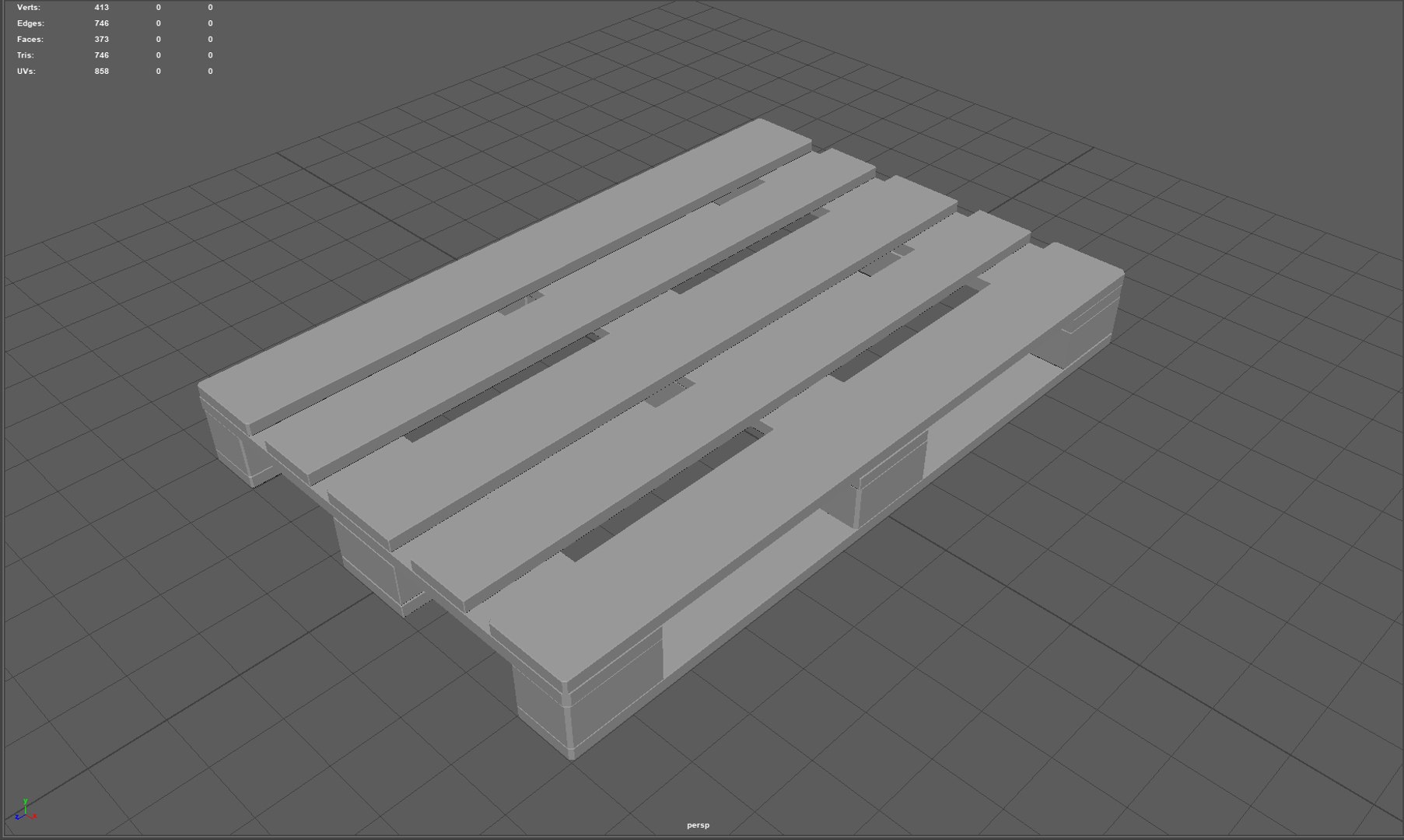 3D Pallet Model - TurboSquid 1727572