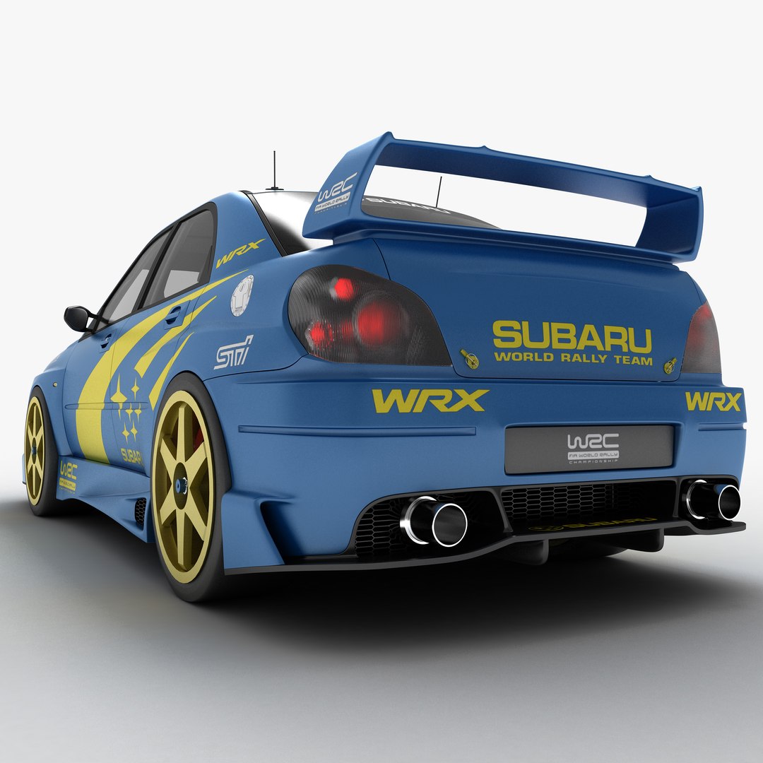 3d Model Subaru Impreza Sti