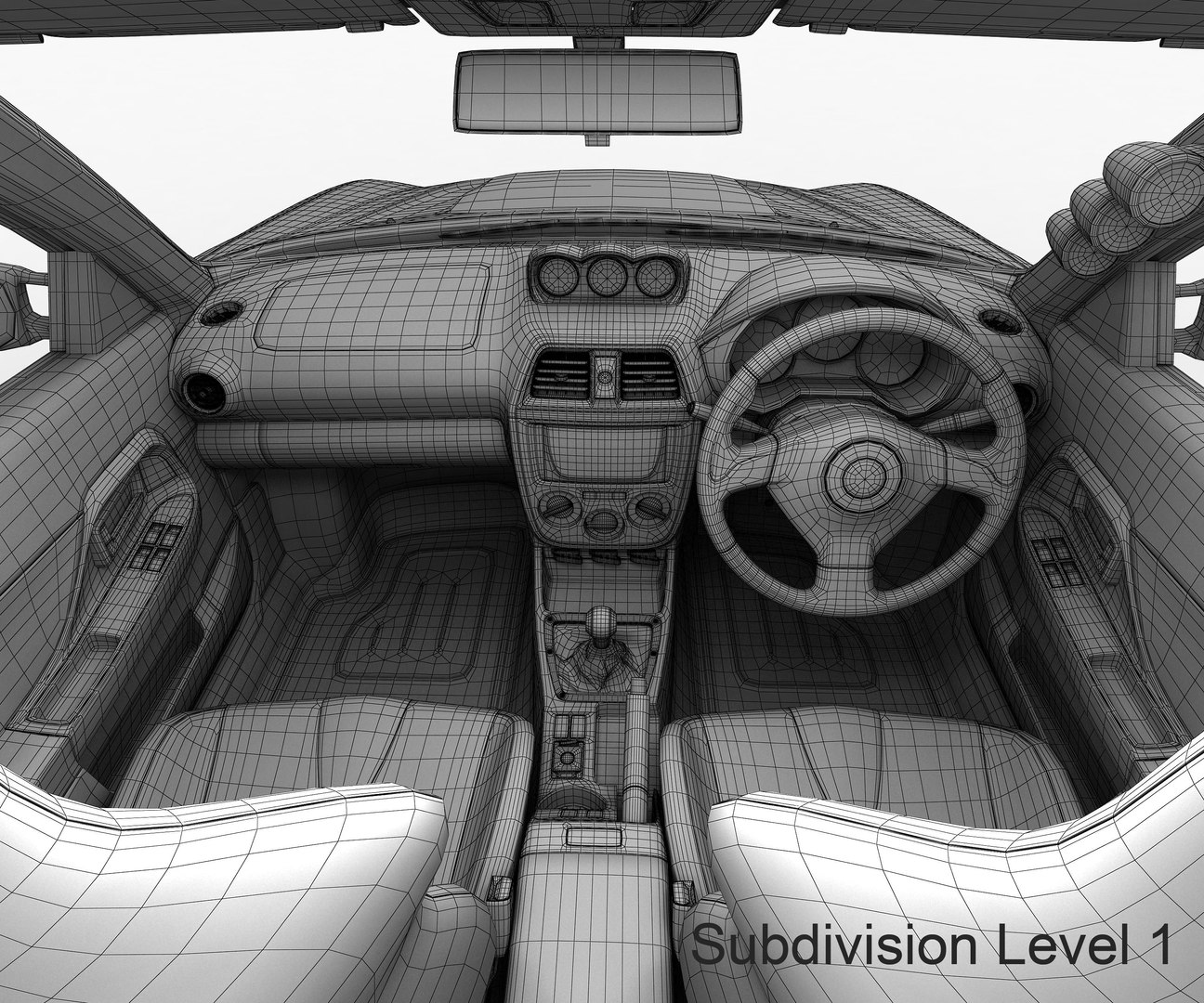 3d model subaru impreza sti