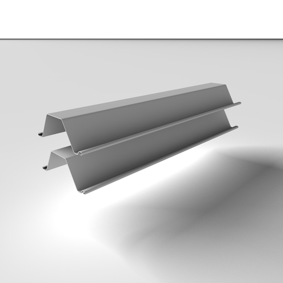 3d Model Steel Piles Metal