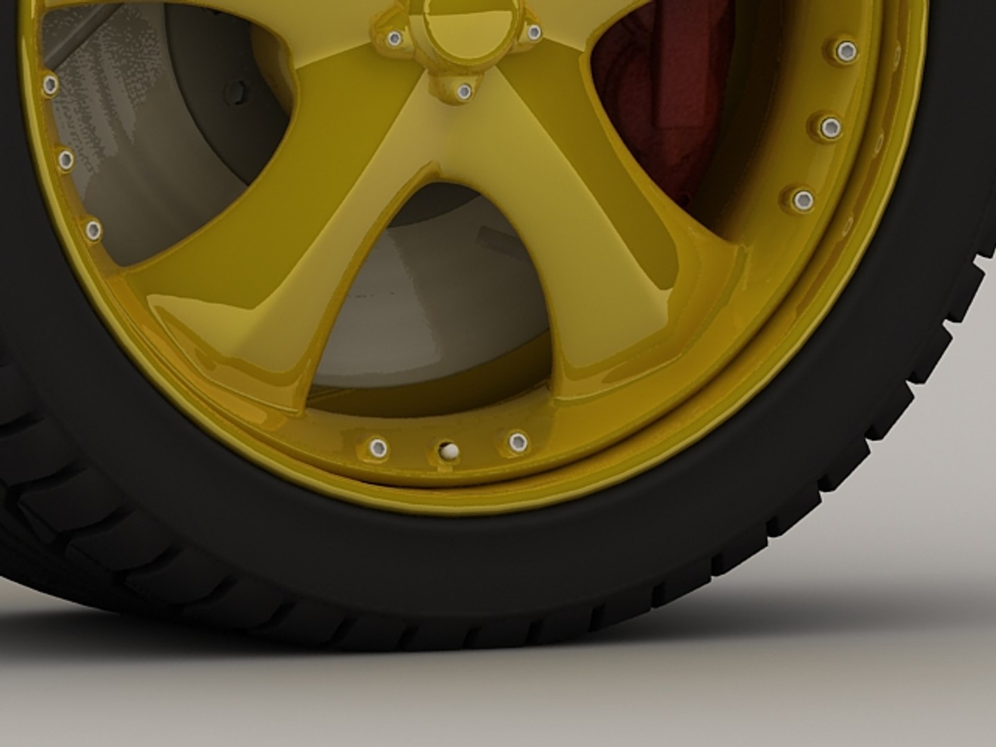 3d model of wheel