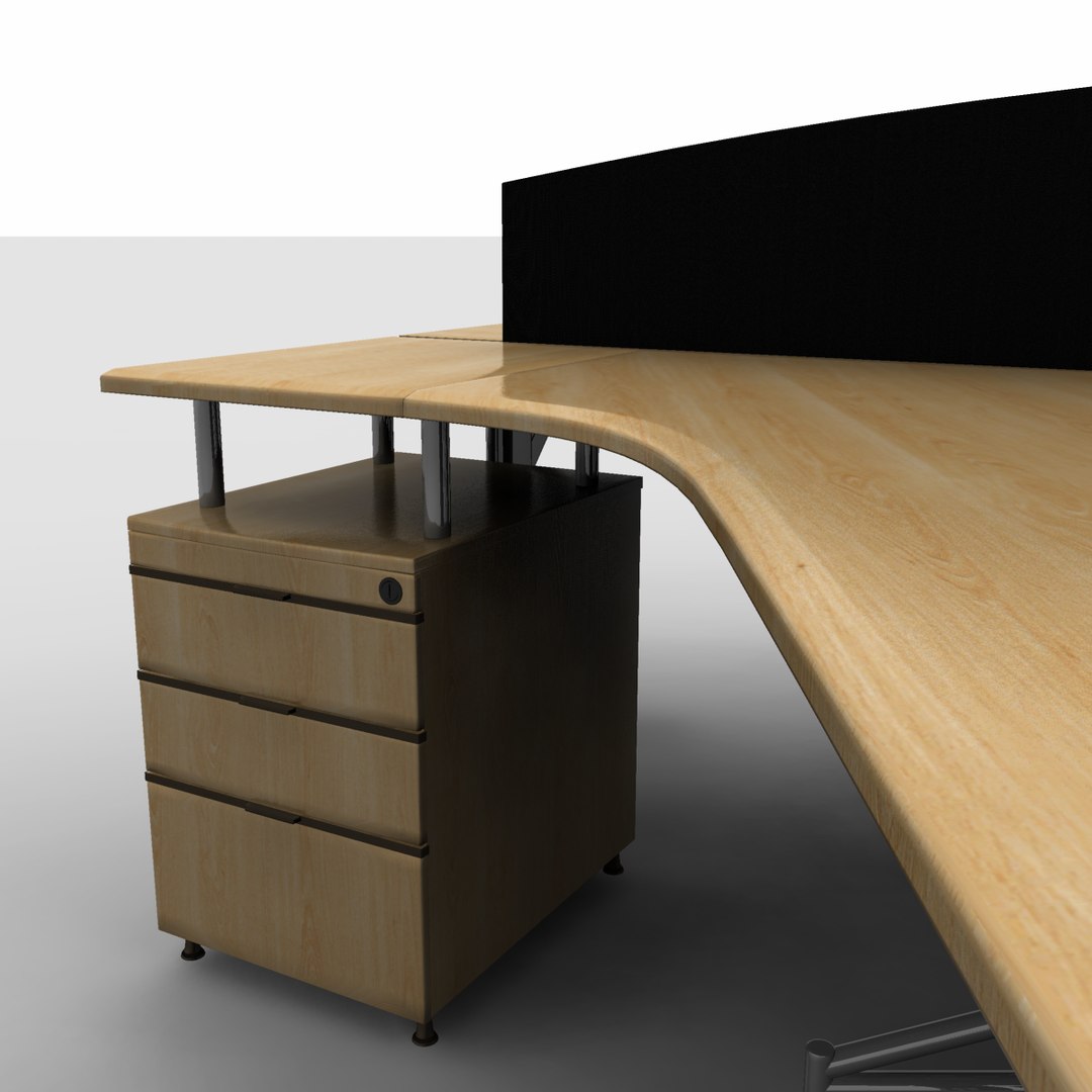 3d Model Office Desk