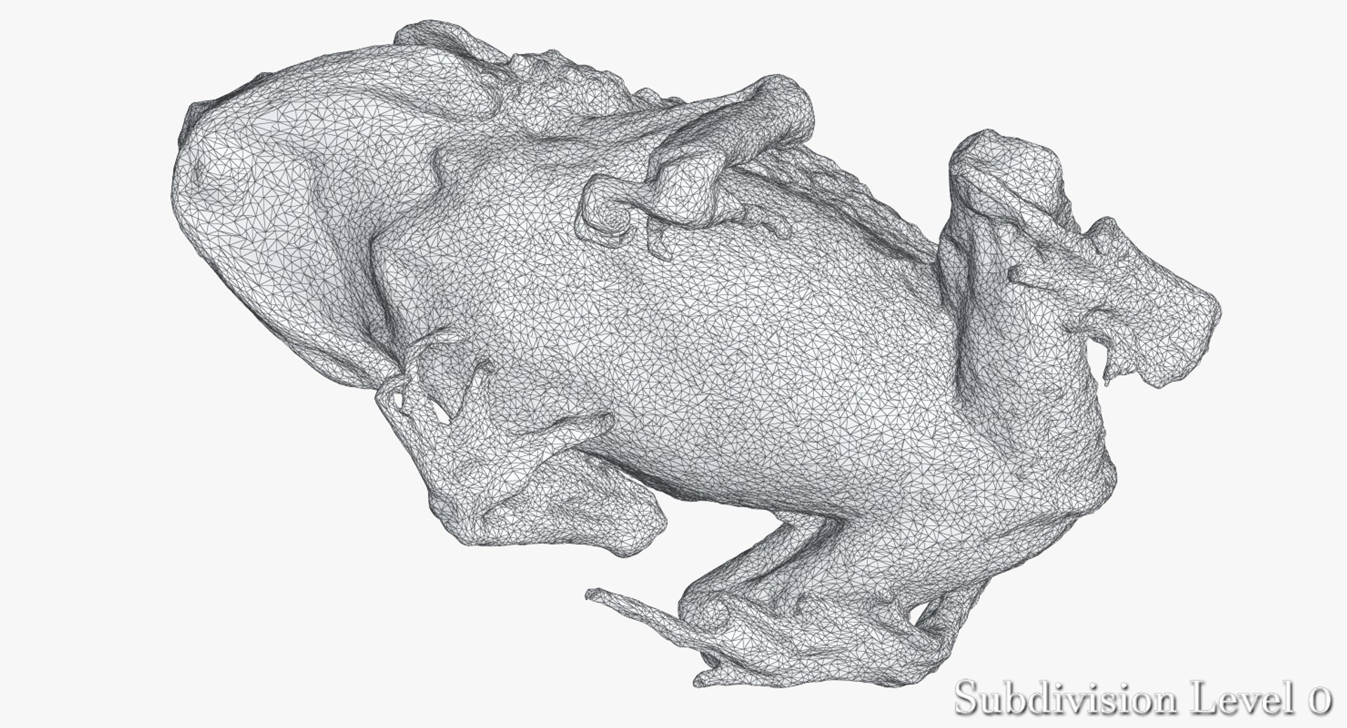 Dead Frog 3d Model