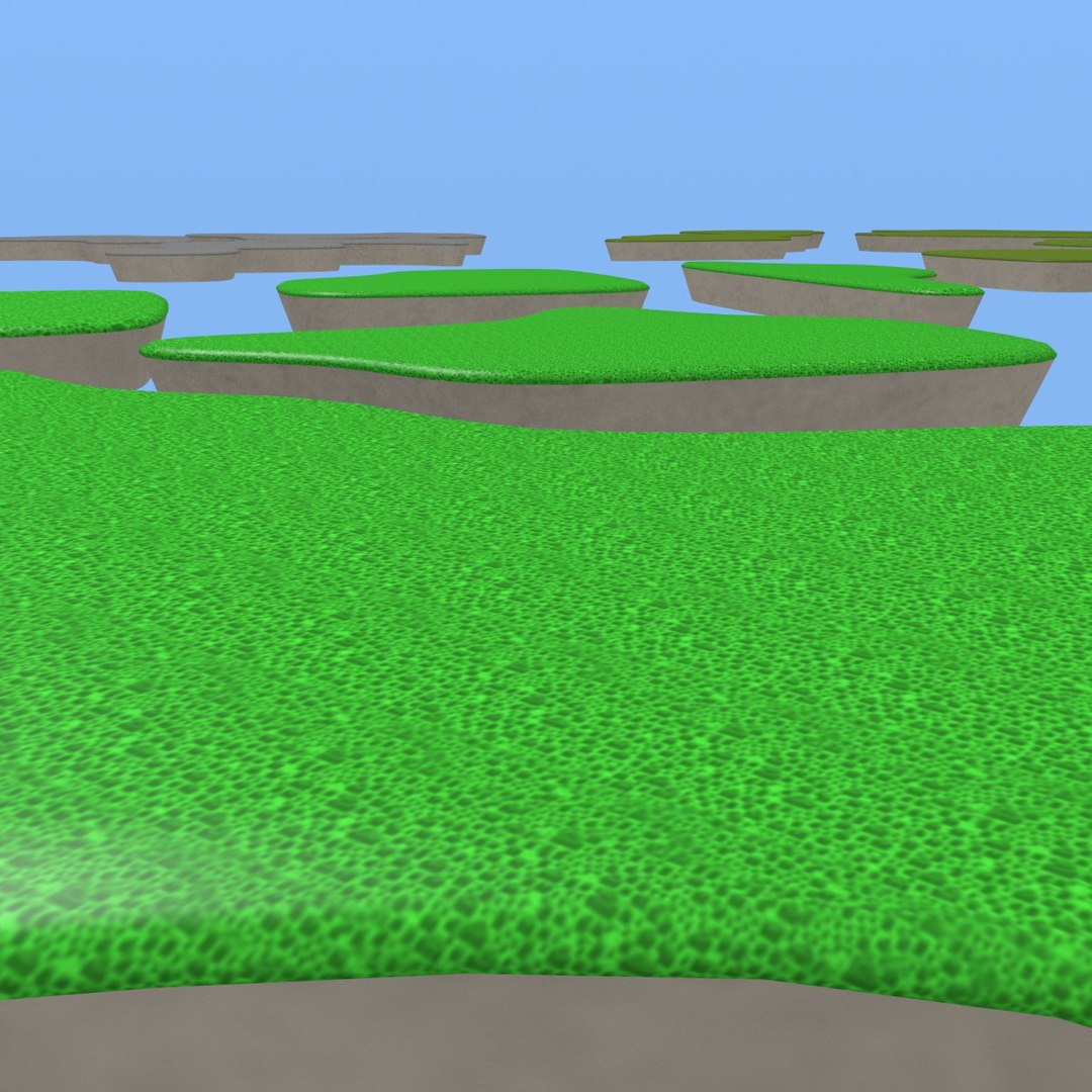 3ds Island Platform Land