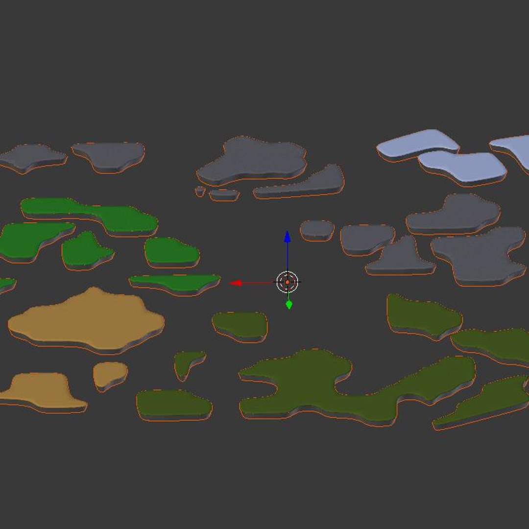 3ds Island Platform Land