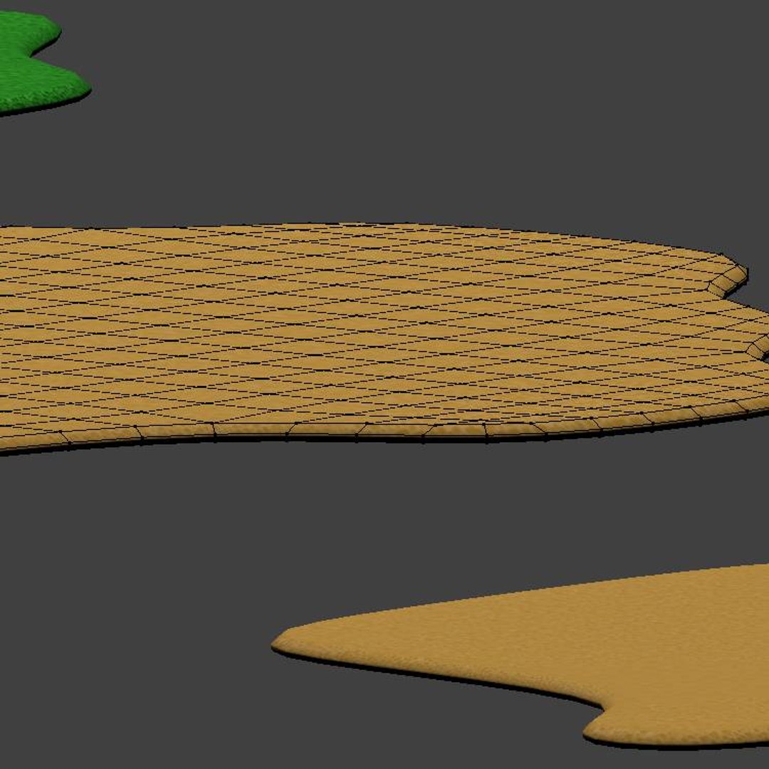 3ds Island Platform Land