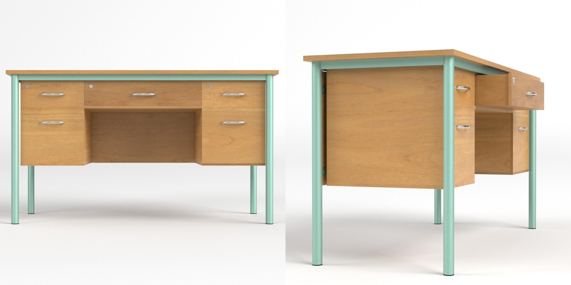 3D model Teacher desk 2 - TurboSquid 1928021