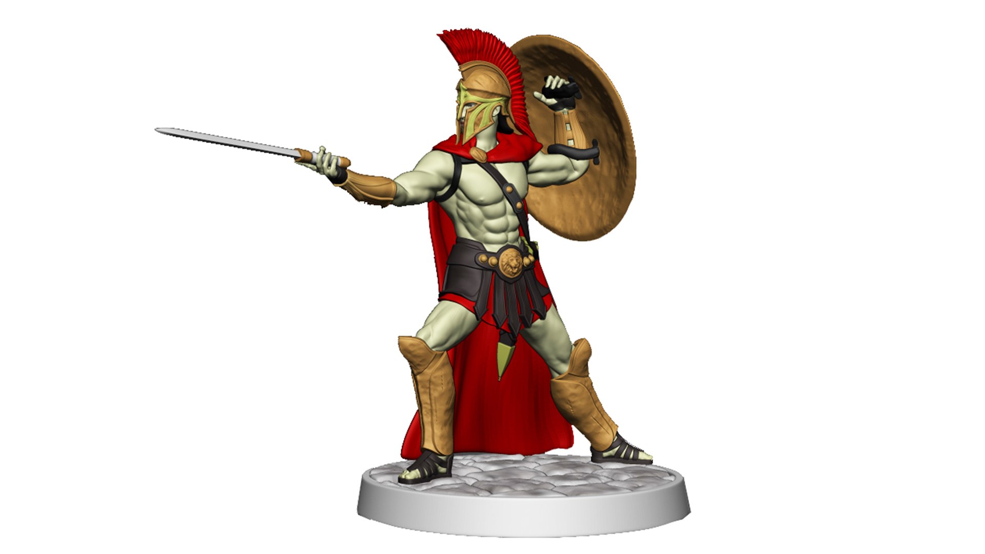 3D Model Spartan 1 Second Set Medium Spartan Army - TurboSquid 2312717