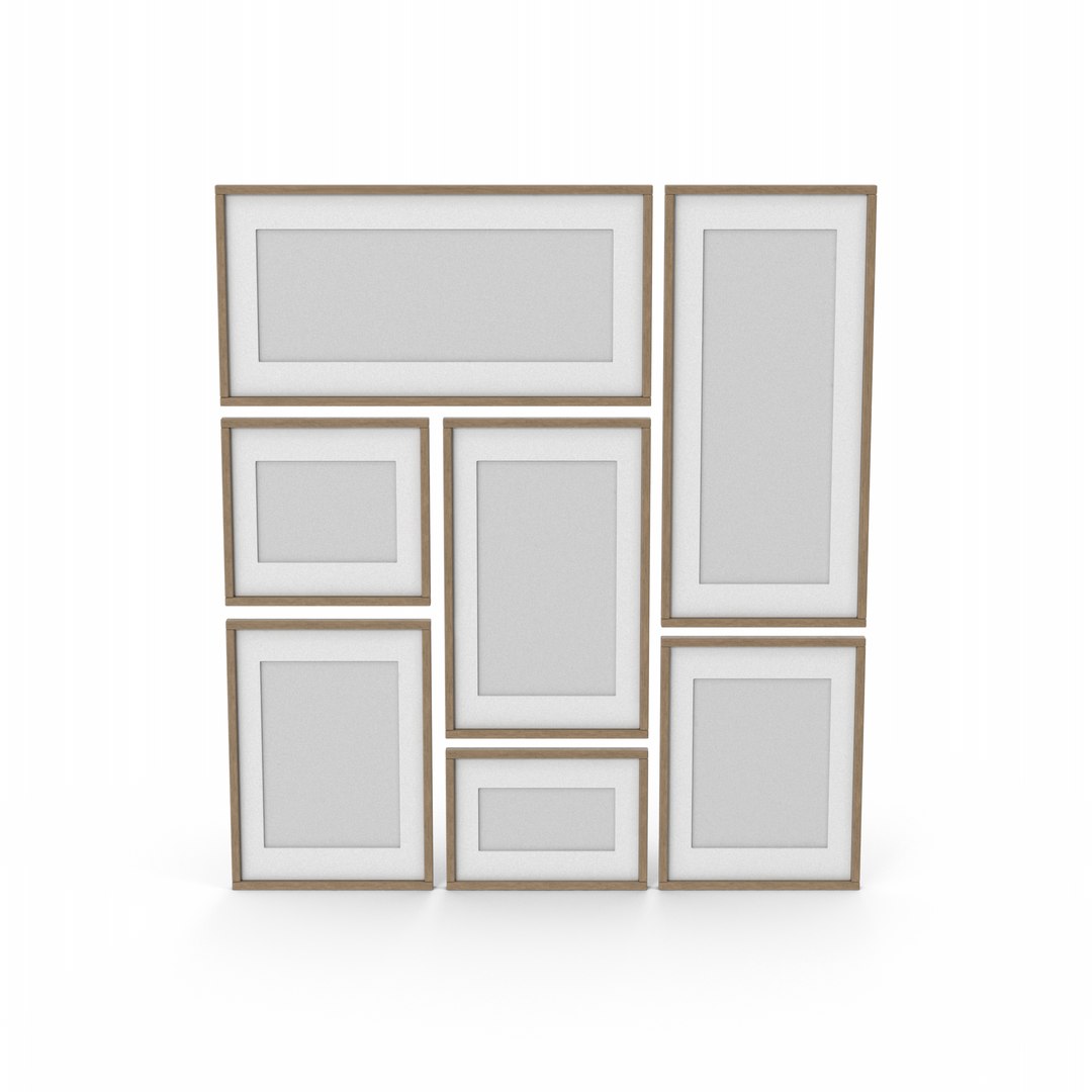 3D Wall Picture Frames - TurboSquid 2116158