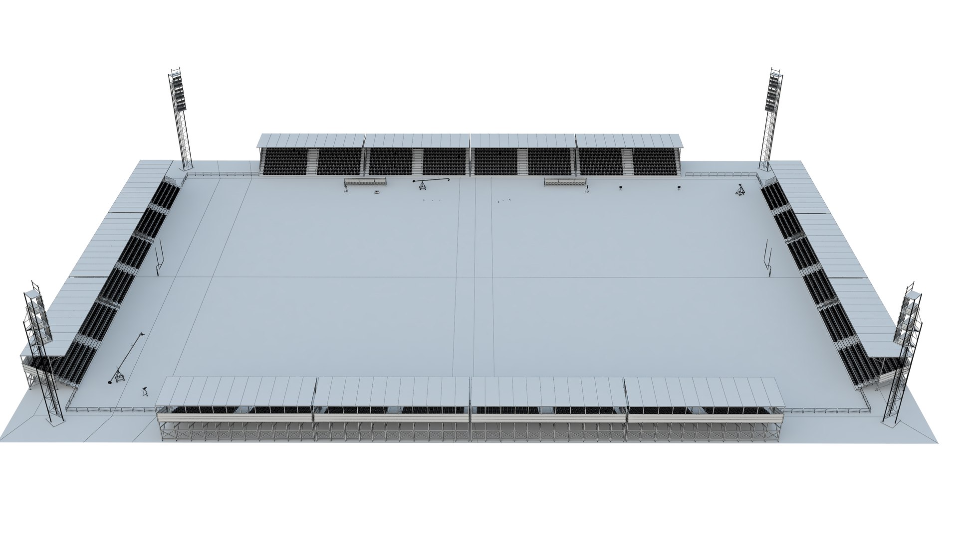 Football Stadium 3D - TurboSquid 2228597