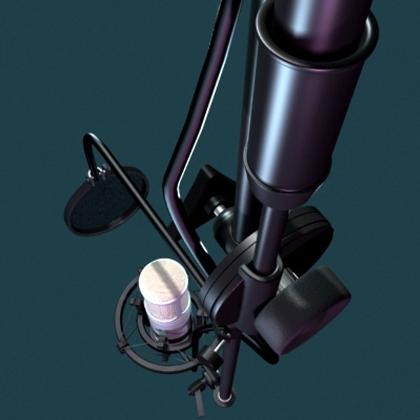 3ds max studio condenser microphone