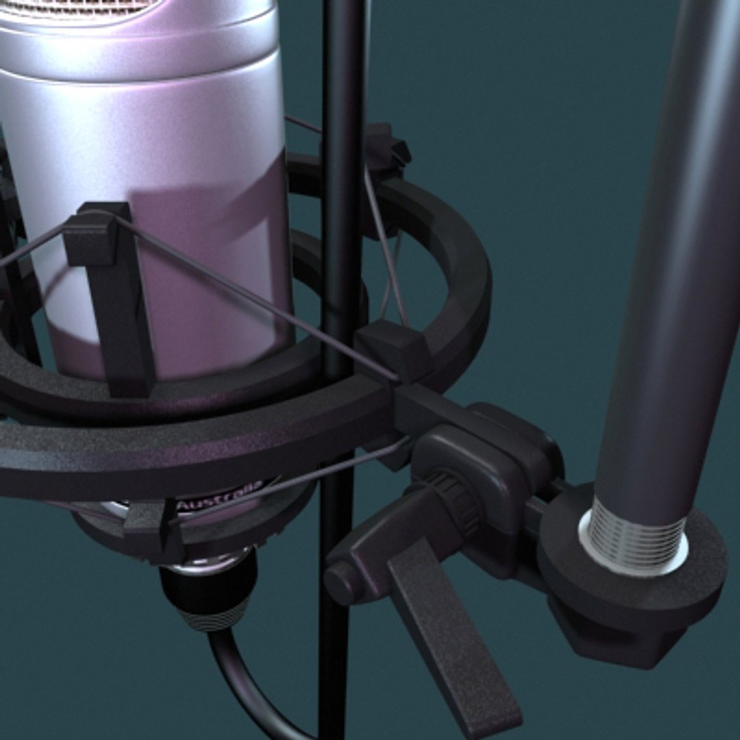 3ds Max Studio Condenser Microphone