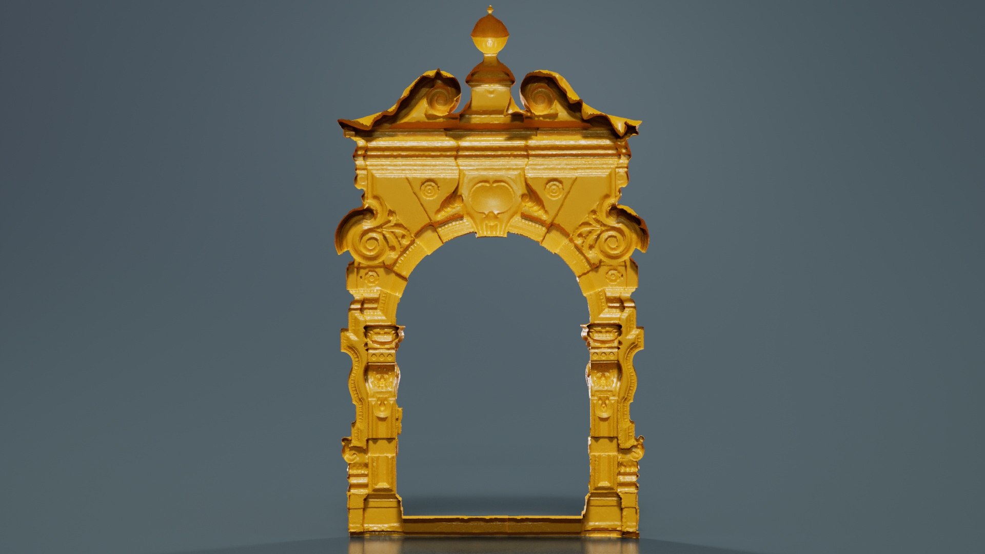 3D Curvy Door Remastered - TurboSquid 2363223