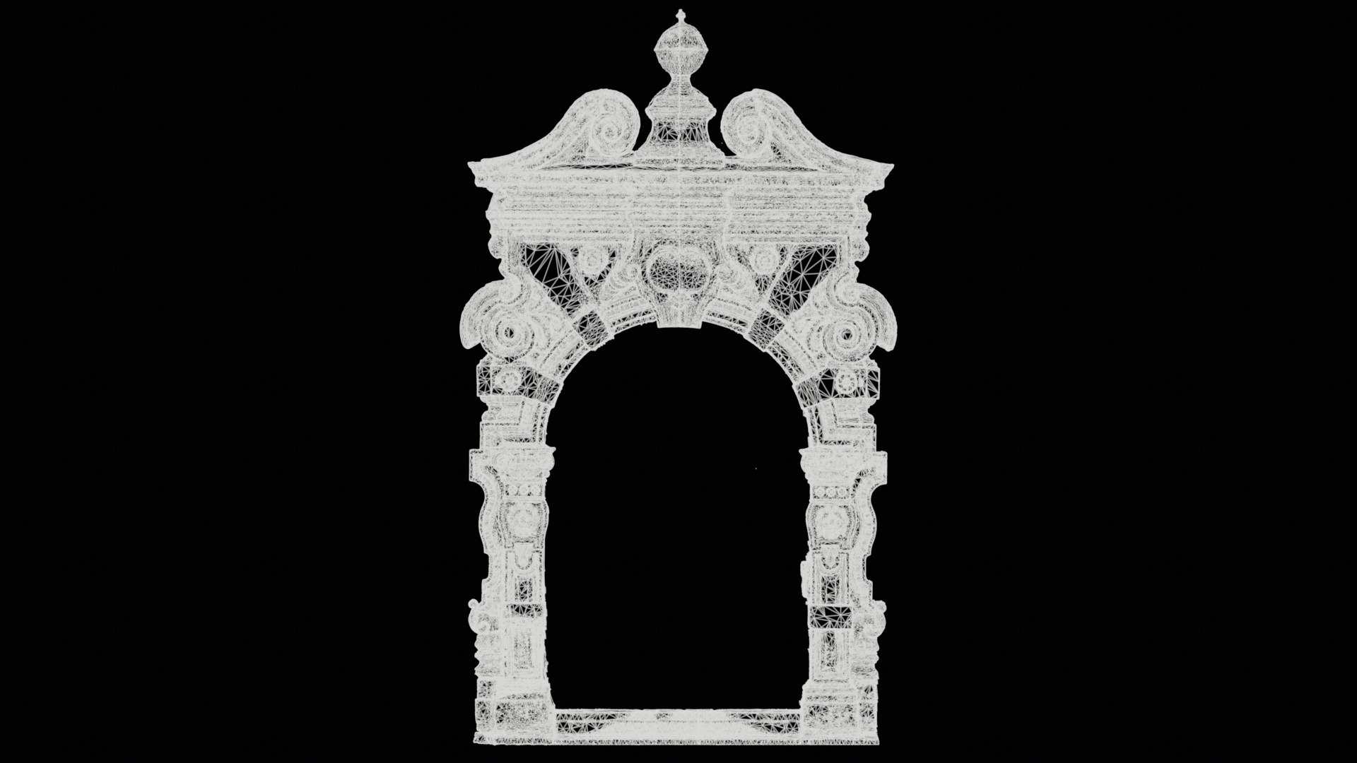 3D Curvy Door Remastered - TurboSquid 2363223