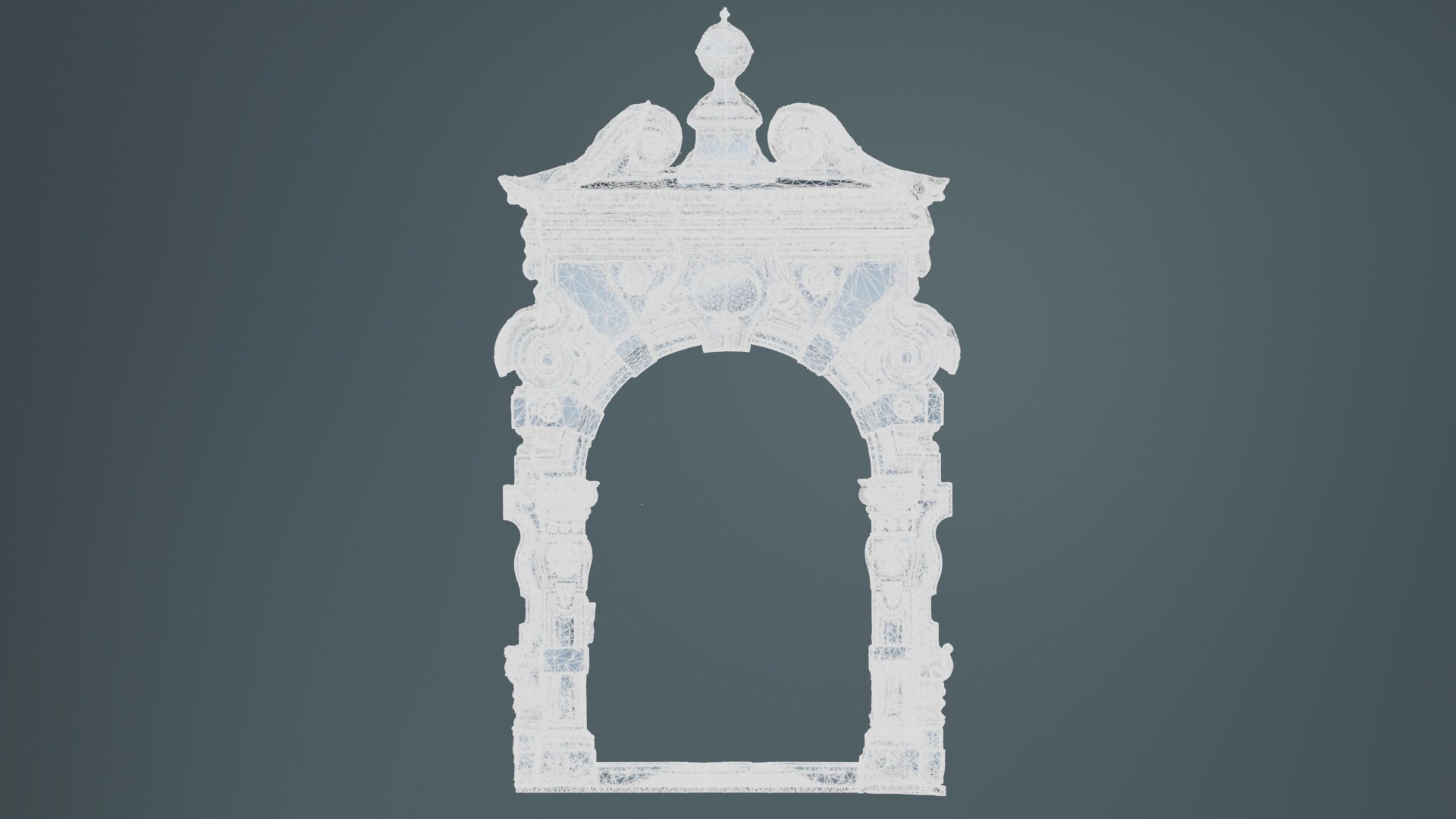 3D Curvy Door Remastered - TurboSquid 2363223