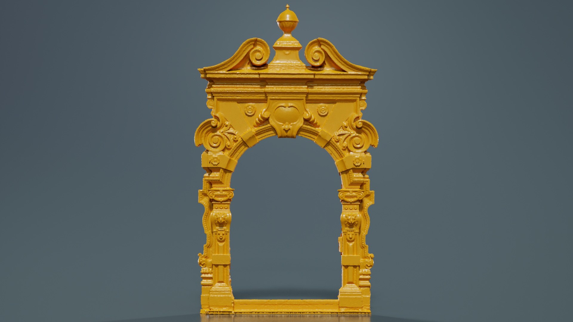 3D Curvy Door Remastered - TurboSquid 2363223