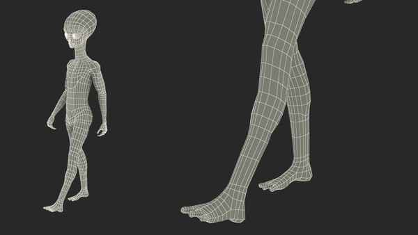 Alien Walking Pose Model 3D - TurboSquid 1889297