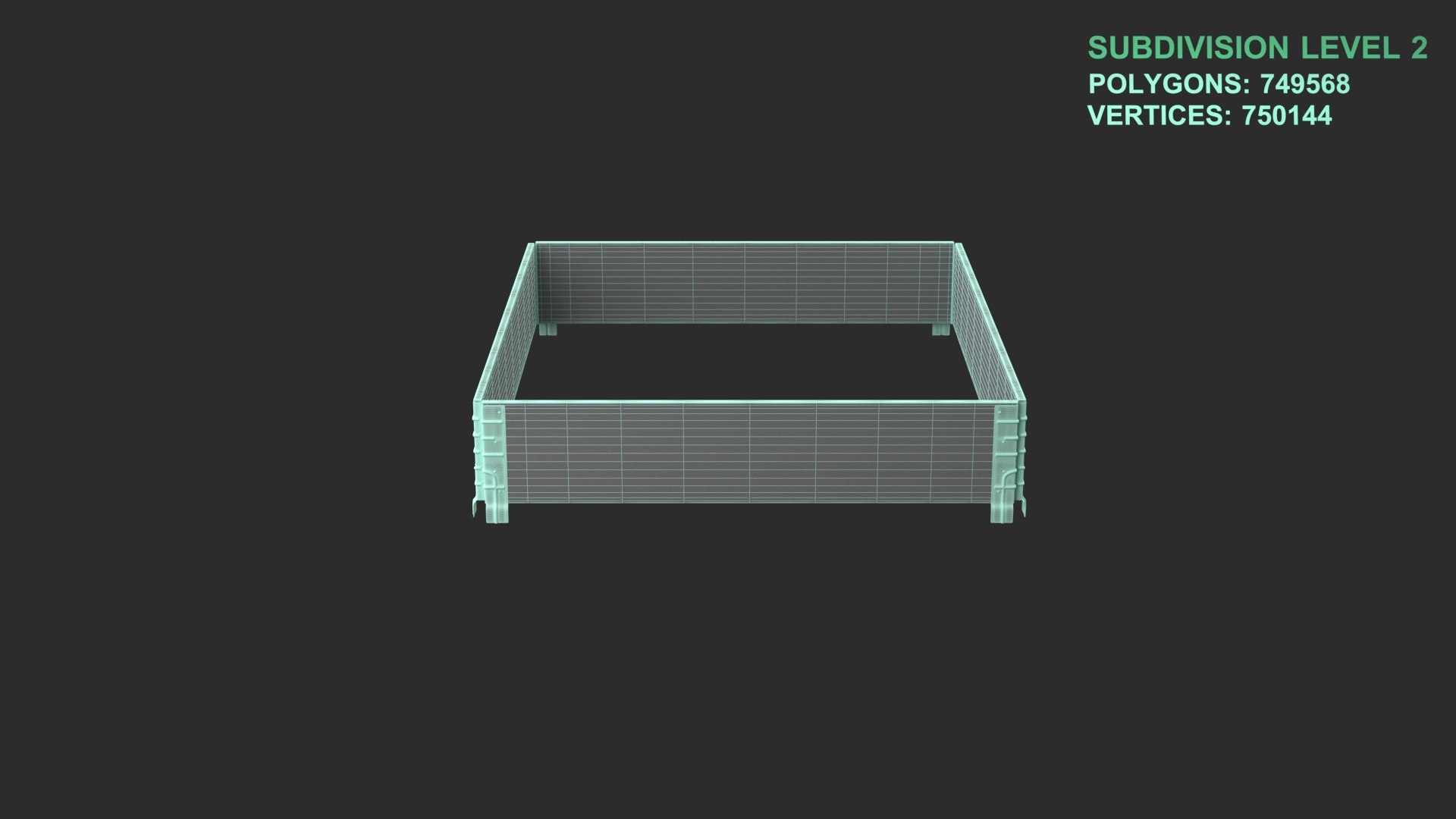 3D Pallet Collar - TurboSquid 2315102
