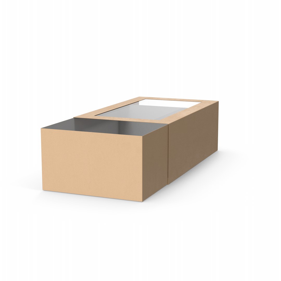 3D Opened Cakebox - TurboSquid 1896848