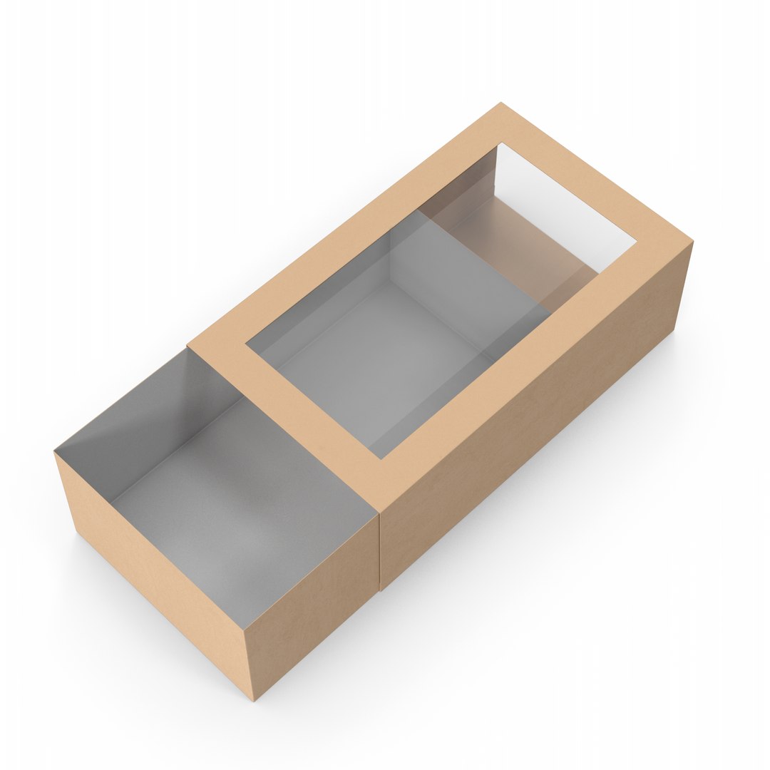 3D Opened Cakebox - TurboSquid 1896848