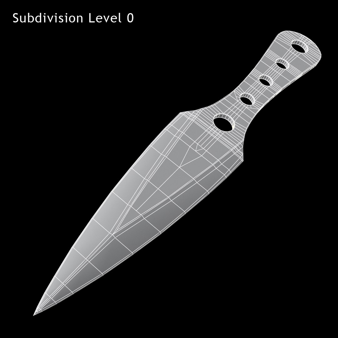 Throwing Knife 3d Model