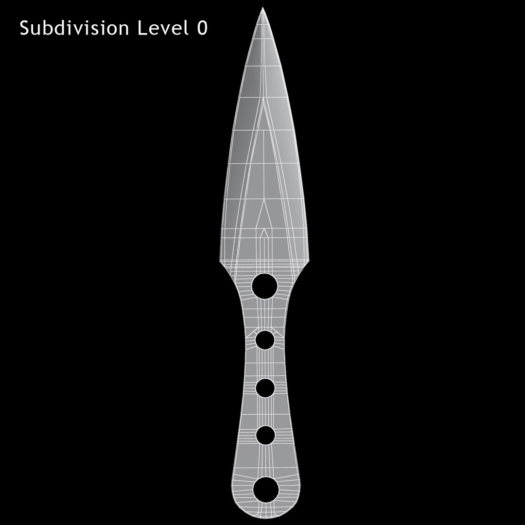 Throwing Knife 3d Model