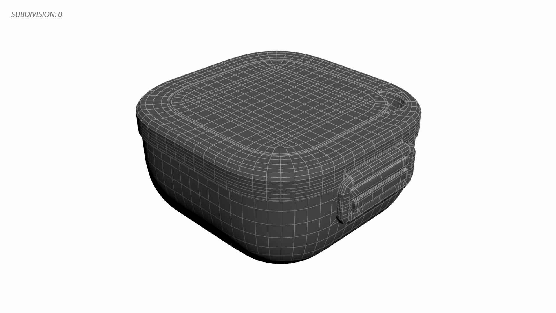 Mini Stainless Steel Lunch Box 3D - TurboSquid 2324266