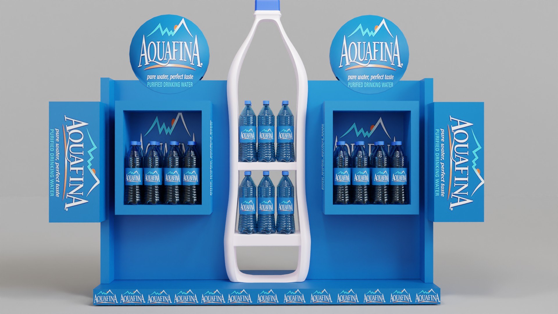 Water Bottle Display Stand 3D Model - TurboSquid 2047712