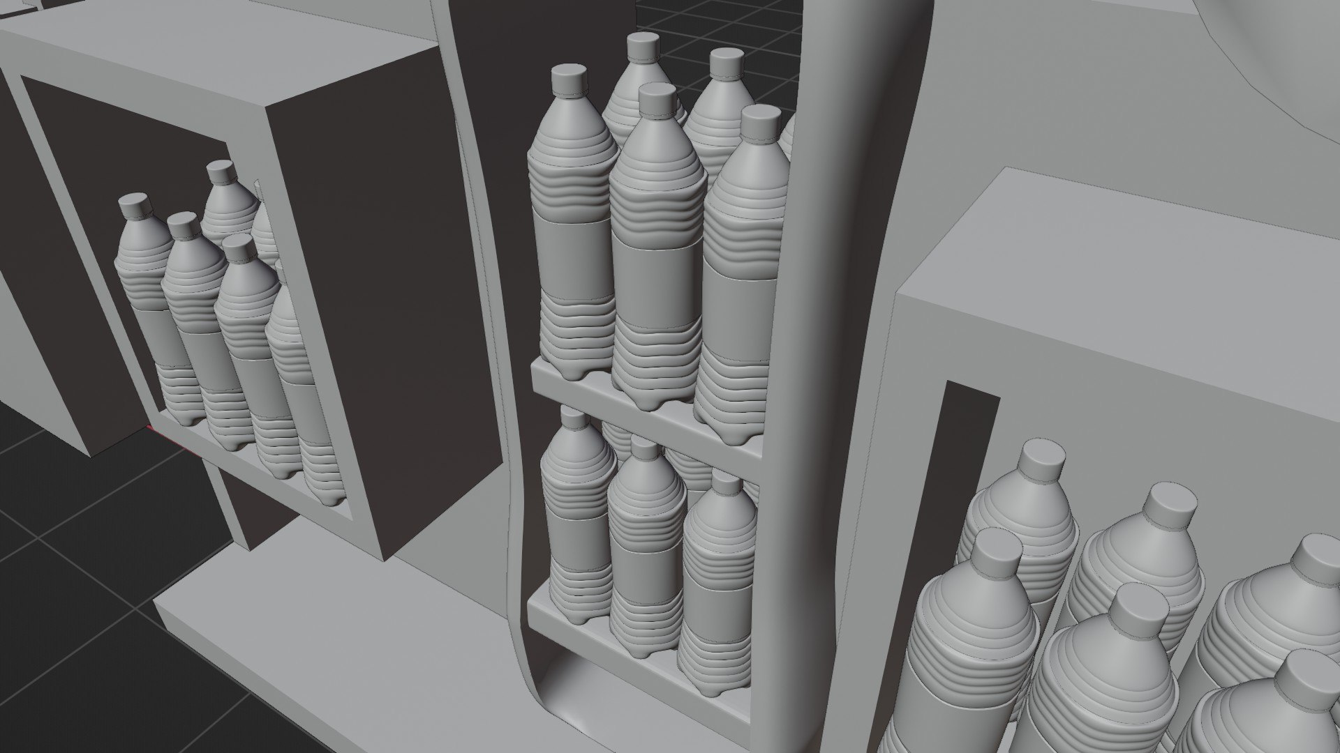 Water Bottle Display Stand 3D Model - TurboSquid 2047712