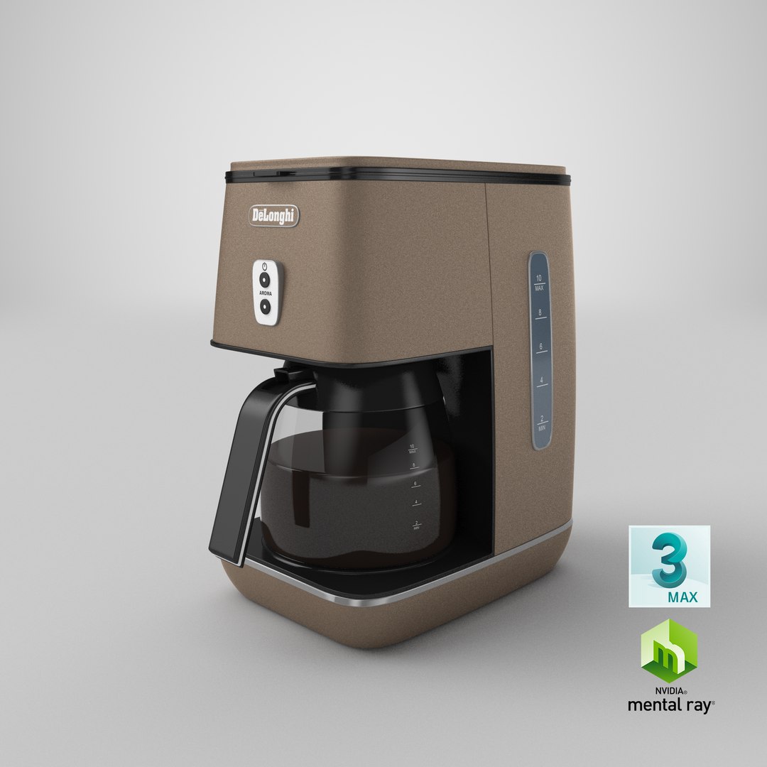 Delonghi Coffee Filter Machine 3D model - TurboSquid 1839733
