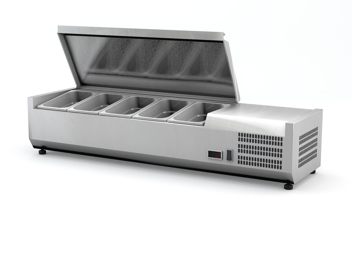 Refrigerated Saladette 6gn1 4 Model - TurboSquid 1306045