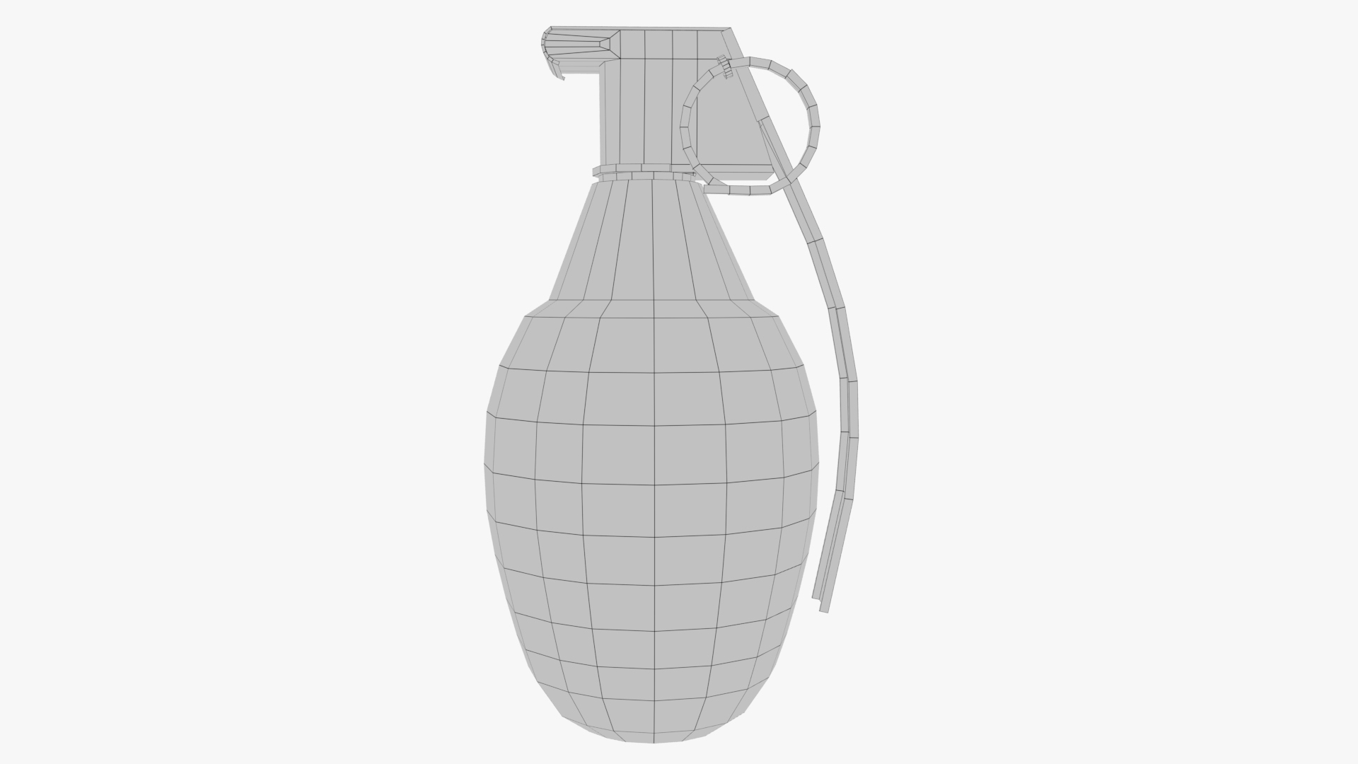 Grenade Low Poly 3D Model - TurboSquid 2179776