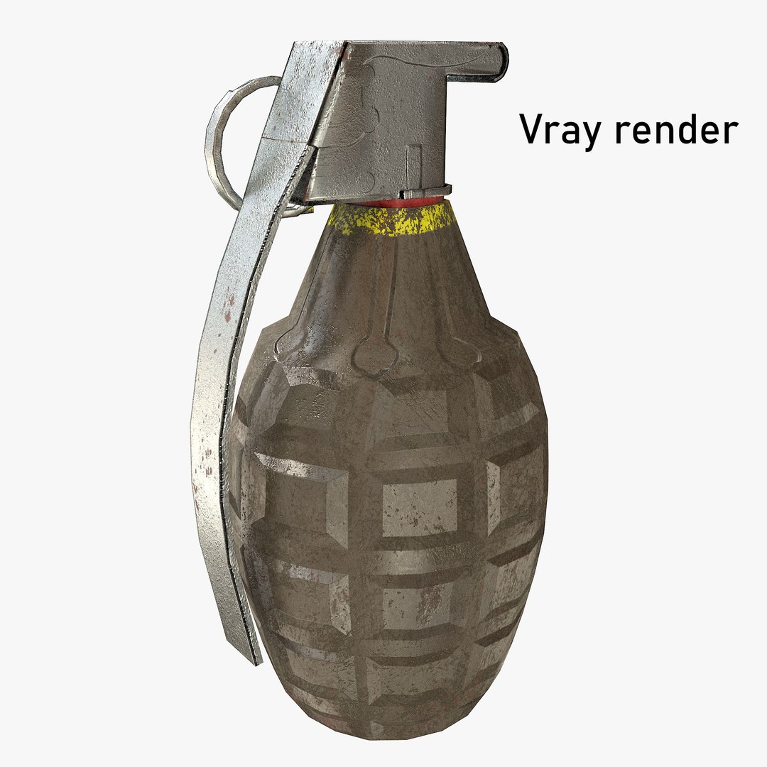 Grenade Low Poly 3D Model - TurboSquid 2179776